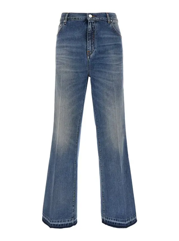 Amiri Regular-fit Faded Flare Jeans With Five-pocket Design