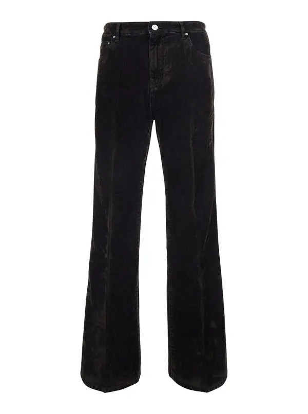 Amiri Logo Patch Back Straight-fit Denim Jeans For