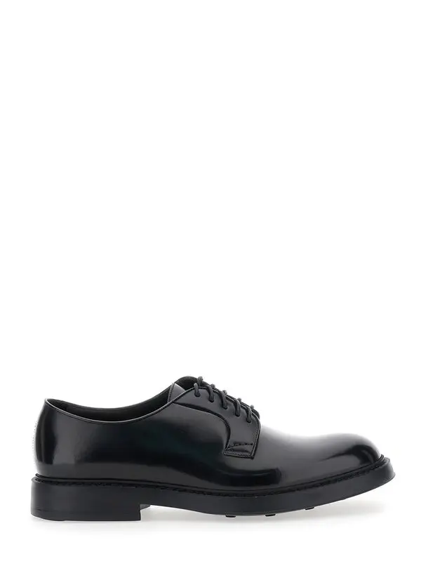 DOUCAL'S Derby Dress Shoes With Lace-up Styling