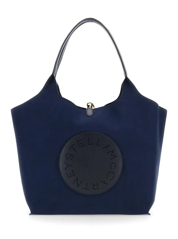 Stella McCartney Reversible Tote Handbag With Alter Mat And Alter Suede, 38 Cm X 48 Cm