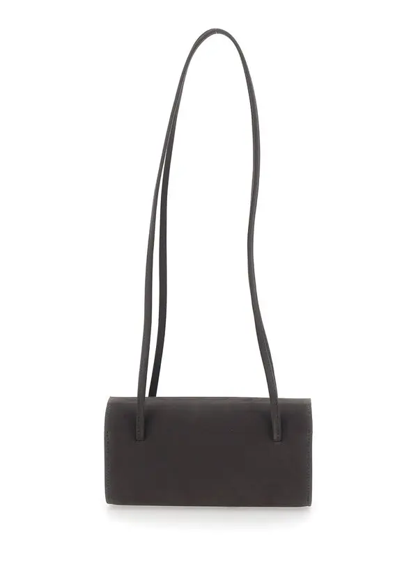 FANE Mie Leather Mini Shoulder Bag With Logo Detail