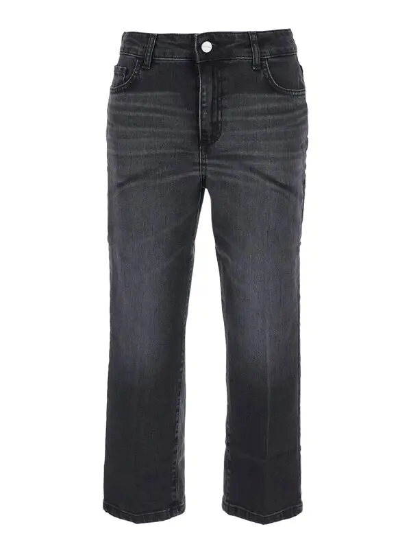 MERCI High-waisted Regular-fit Jeans With Back Pockets