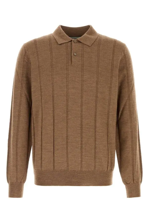 Canali Wool Polo Shirt