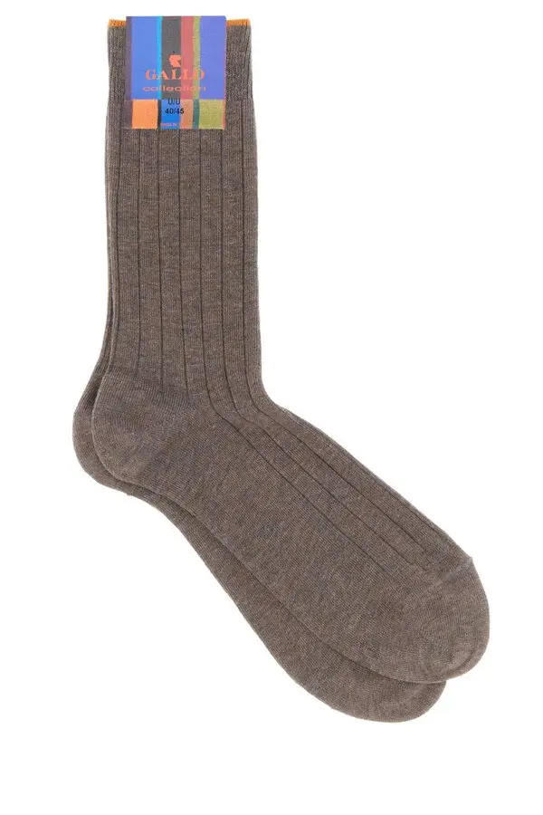 GALLO Dove Stretch Cotton Blend Mini Socks For