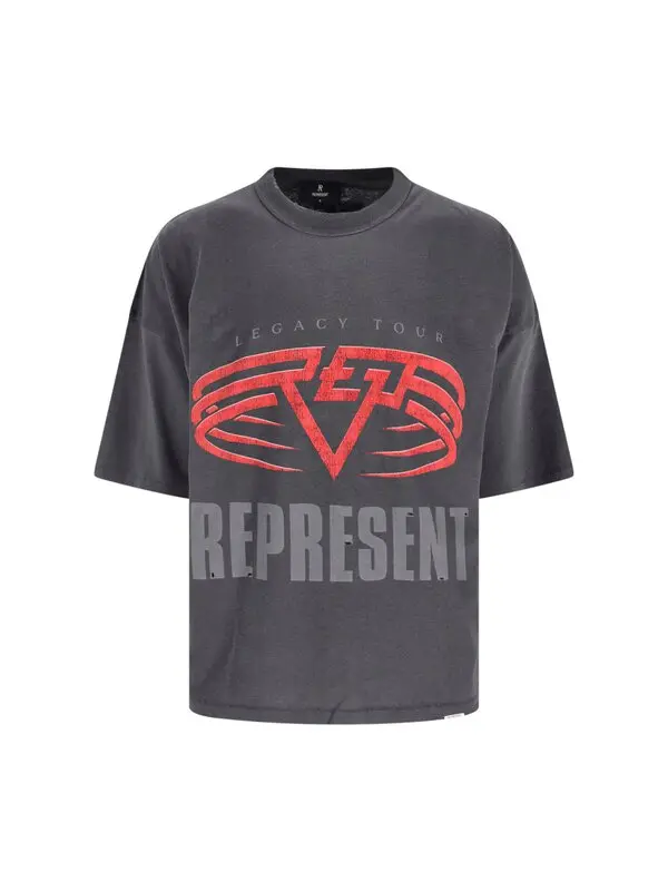 REPRESENT Graphic Cotton-hemp T-shirt