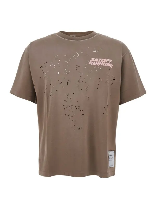 Satisfy Cotton Round-neck Short-sleeve T-shirt