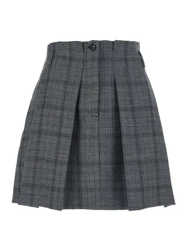 TELA Gaby Straight-hem Skirt With Side Pockets