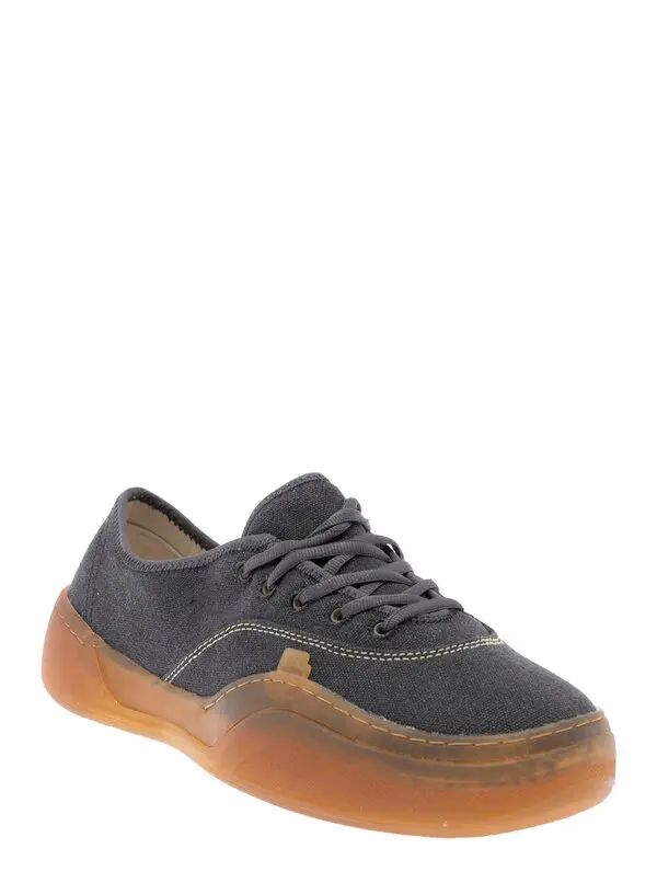 ERL Cotton Low-top Skate Sneaker With Contrast Sole