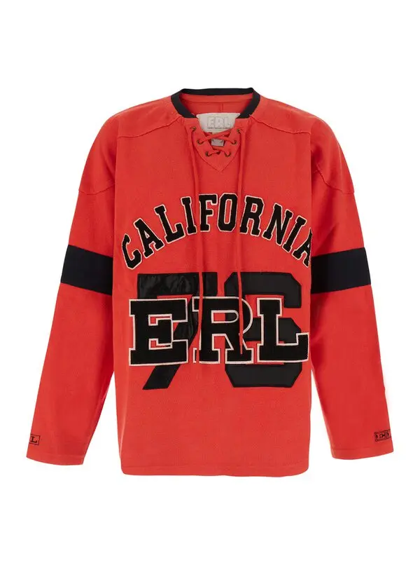 ERL Cotton Round-neck Long-sleeve Sweatshirt