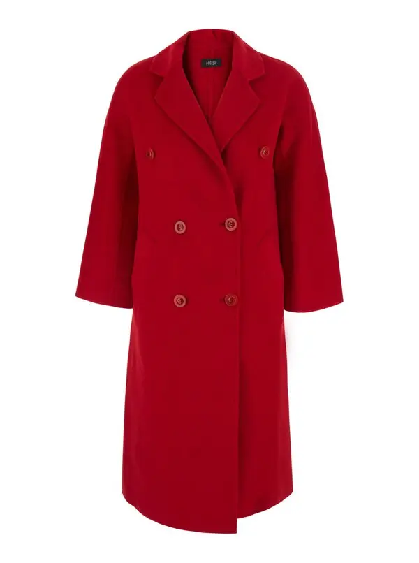 LEPLAIN Double-breasted Wool Jacket With Classic Lapels