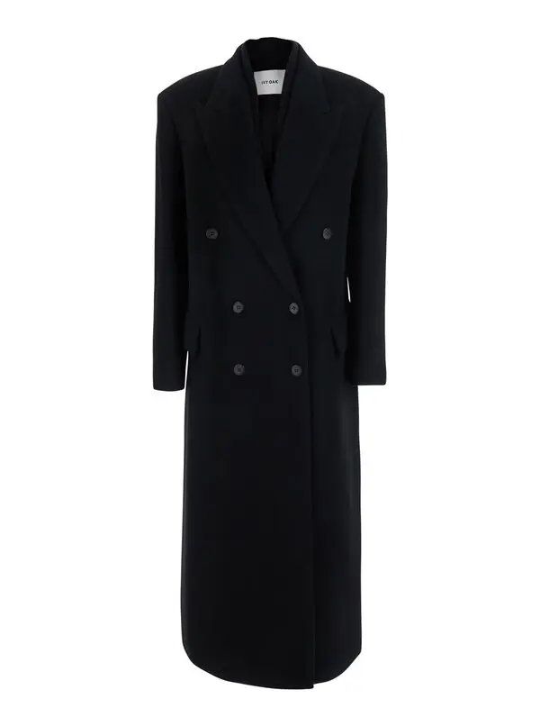IVY OAK Circe Wool-nylon Jacket With Classic Collar And Long Sleeves