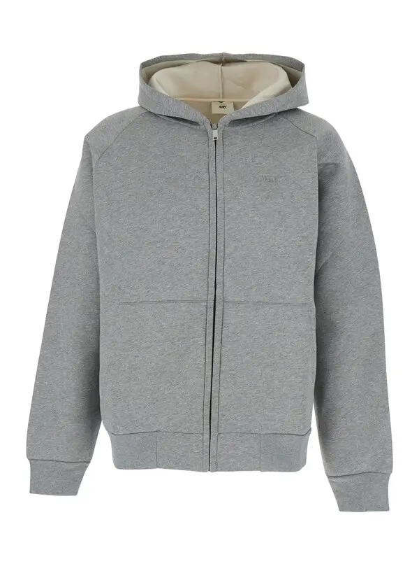 AUTRY Dropped-shoulder Zip Hoodie In Neoprene