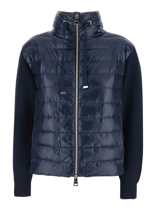 Herno Bimaterial Cotton-nylon Jacket
