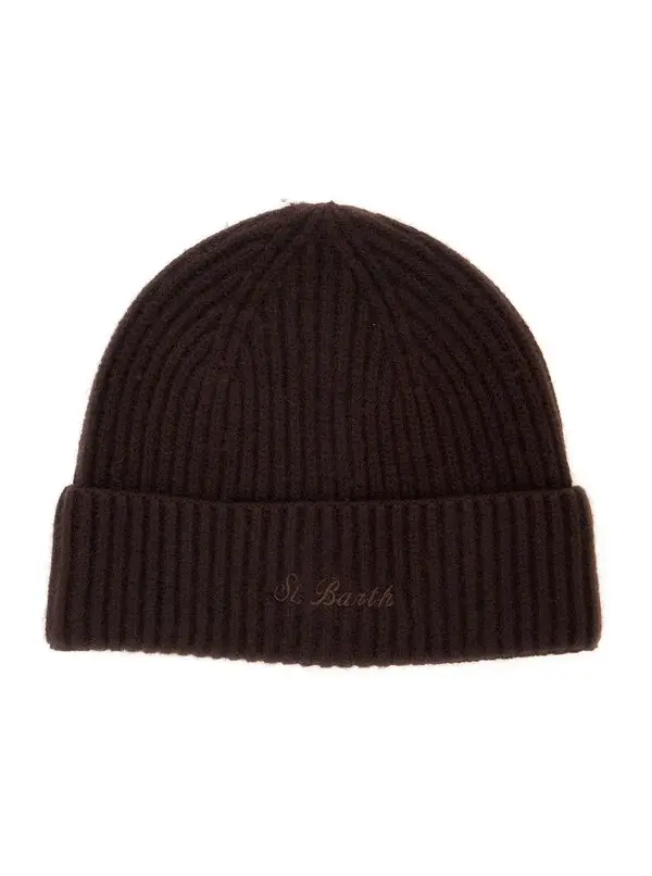 MC2 SAINT BARTH Moss Wool Hat With Wool Processing - Brown