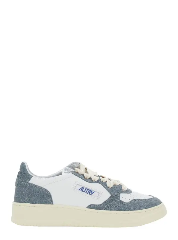 AUTRY Medalist Low-top Sneaker With Logo Detail In Leather And Suede