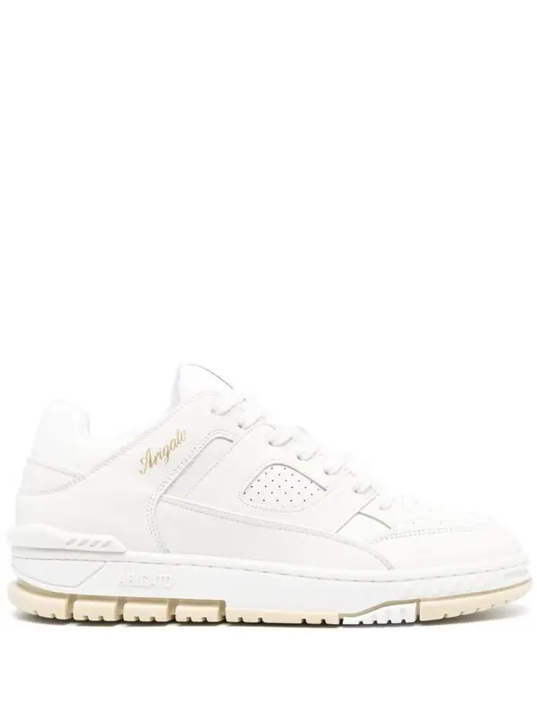 Axel Arigato Leather Panelled Sneakers With Perforated Toebox For
