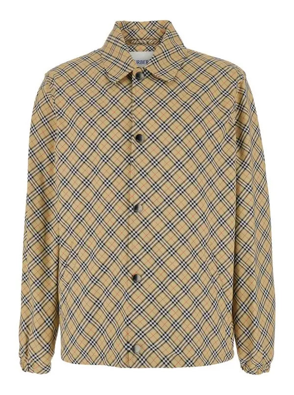 Burberry Classic-collar All-over Check Tech Jacket