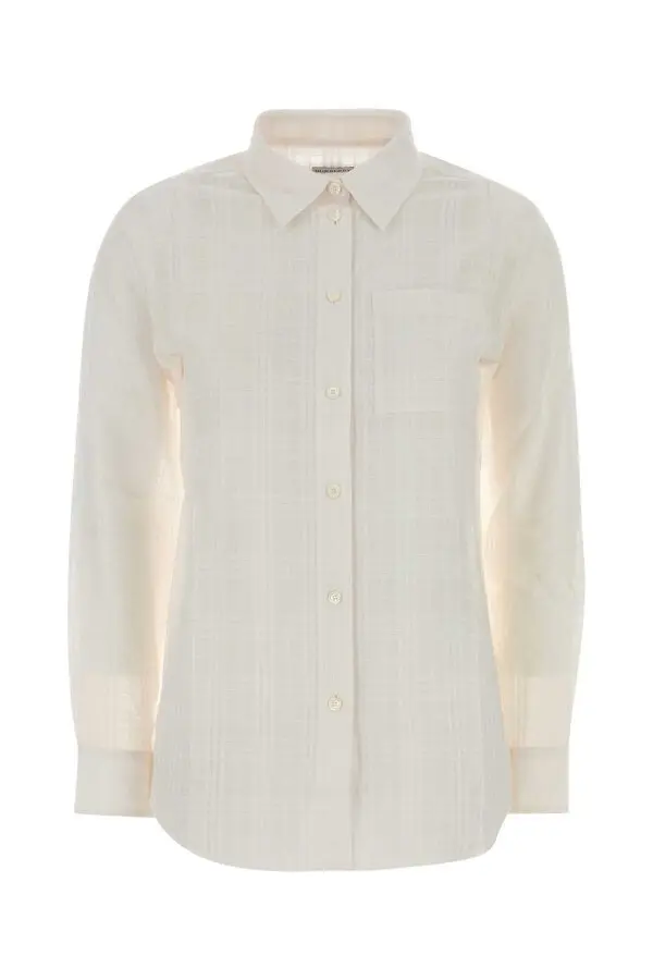 Burberry Embroidered Cotton Shirt