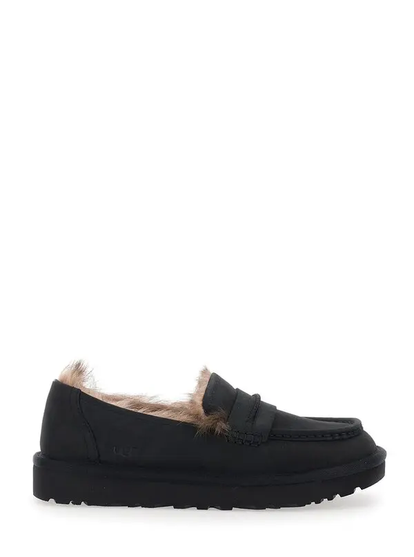 UGG Ellis Nubuck Loafer With Rubber Sole
