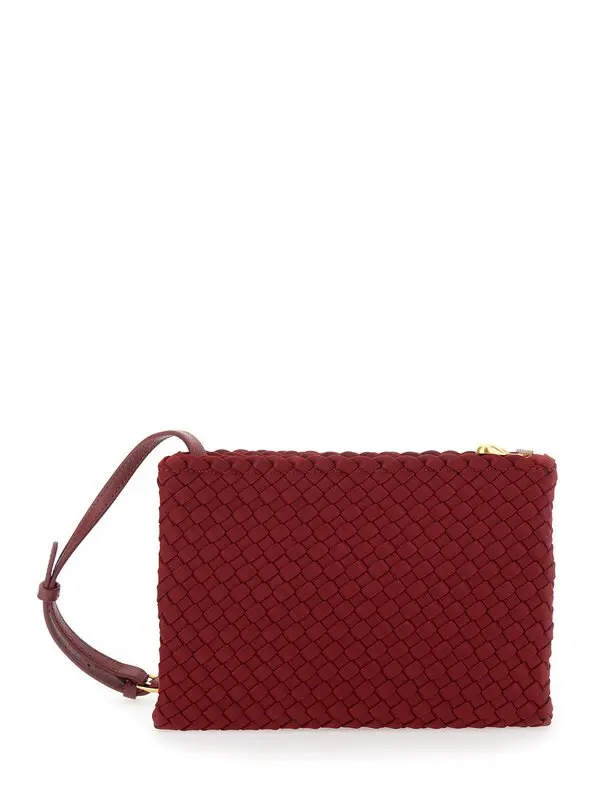 NAGHEDI Soho Medium Medium Crossbody Handbag With Adjustable & Removable Strap, Top Zip, Intreccio Motif