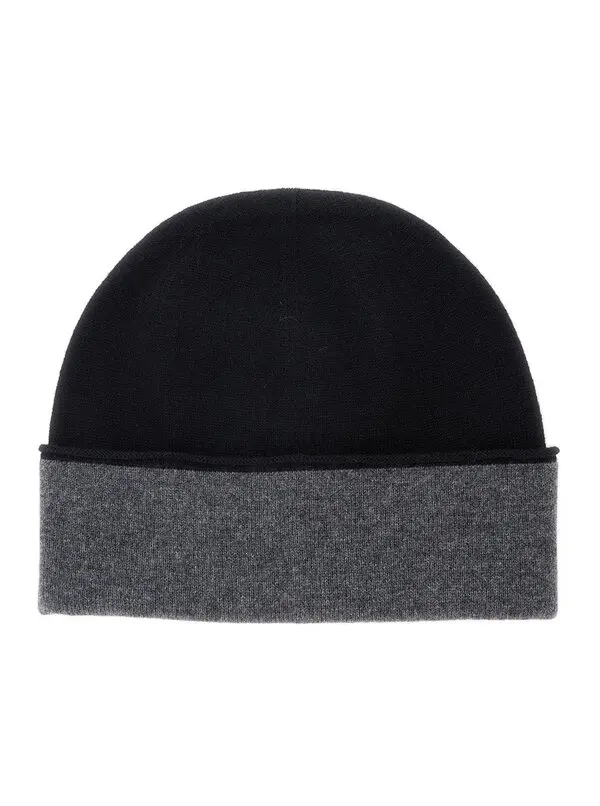 KANGRA Double-layered Beanie In 100% Virgin Wool