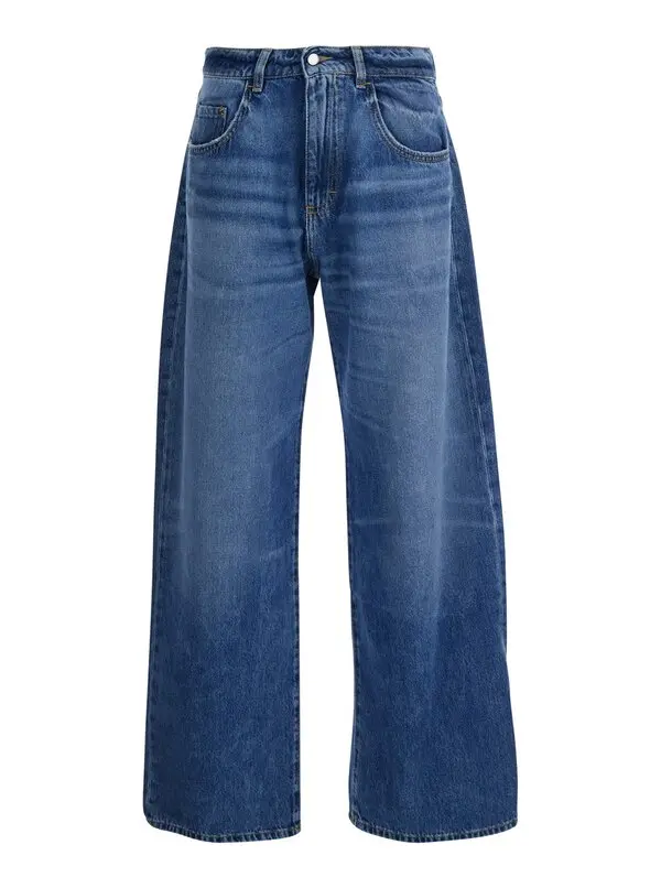 ICON DENIM LOS ANGELES Five-pocket Denim Jeans With Back Logo Patch