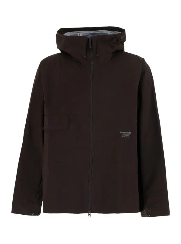 PAS NORMAL STUDIOS Off-race 3l Tech Shell Jacket With High Collar And Adjustable Hem