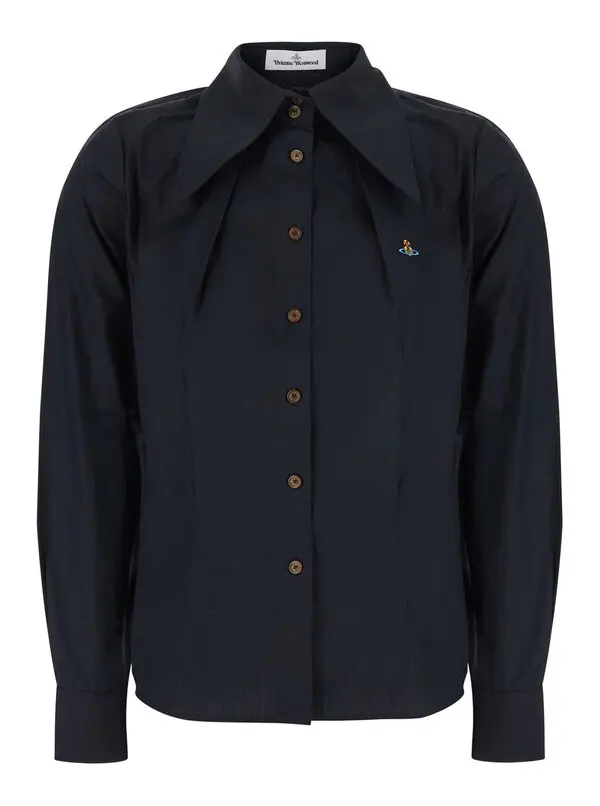 VIVIENNE WESTWOOD Violin Graphic Cotton Shirt