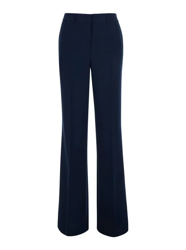 LEPLAIN Straight-leg Trousers With Belt Loops And Straight Hem