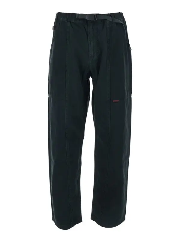 Gramicci Cotton Pants With Elastic Waist And Integrated Belt