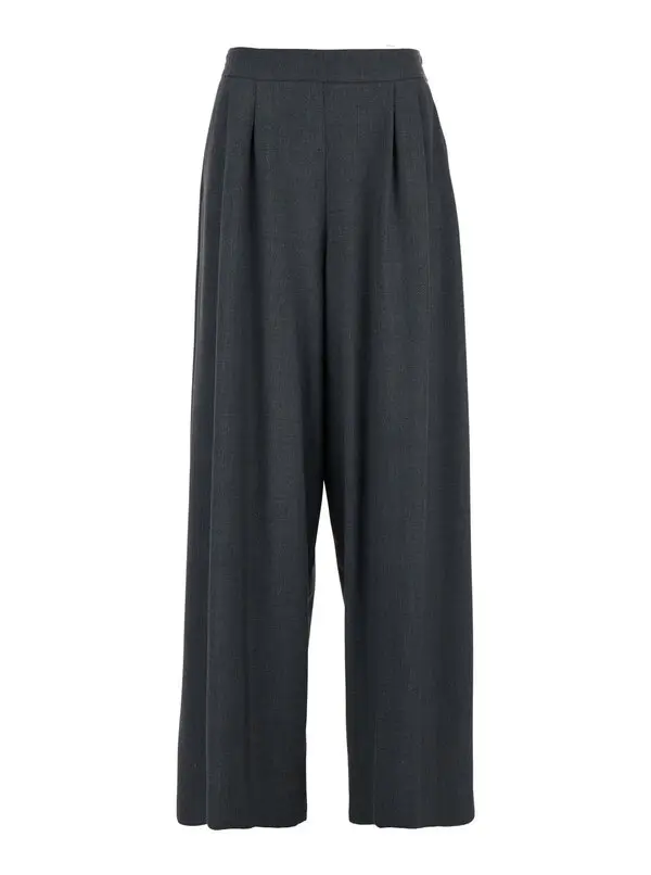 LEPLAIN Oversized Pants With Semi-elastic Waist And Loose Fit