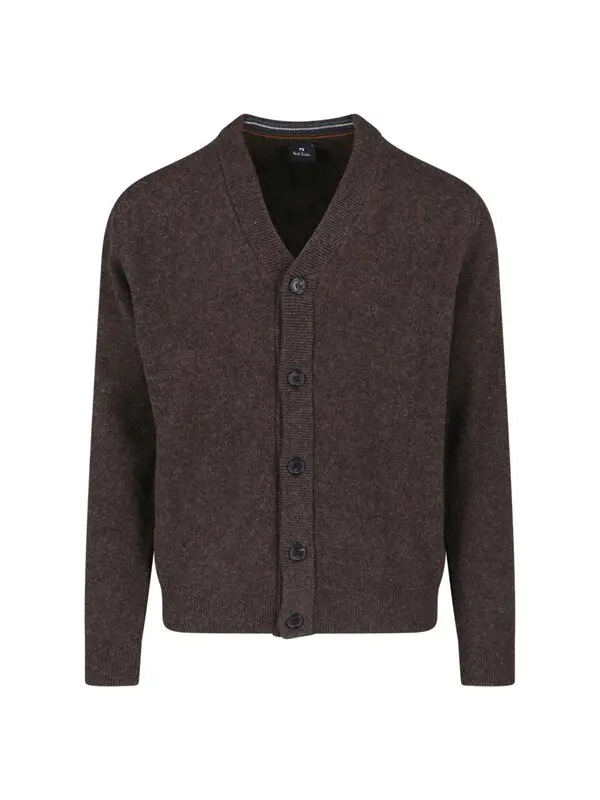 Paul Smith Merino Wool V-neck Button Cardigan