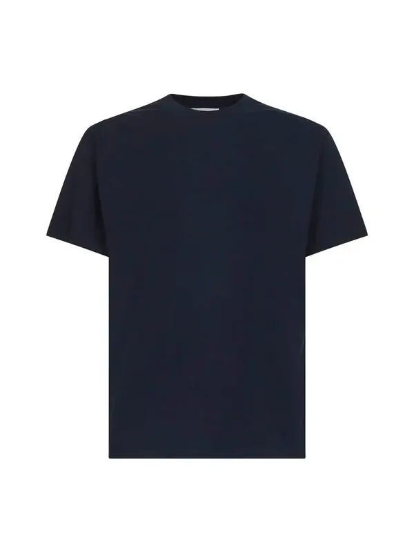 Givenchy Printed Back Panel Classic Crewneck Short-sleeve T-shirt - Blu