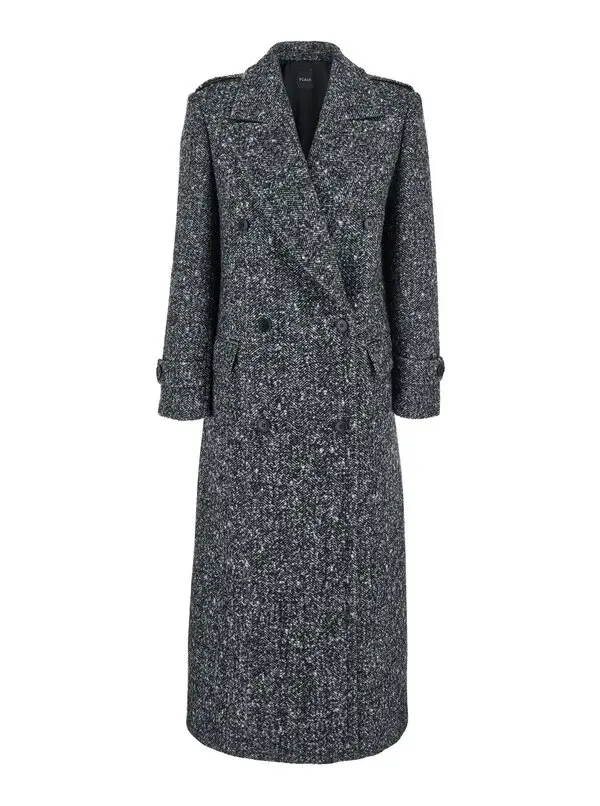 LEPLAIN Double-breasted Wool Jacket With Wide Notched Revers