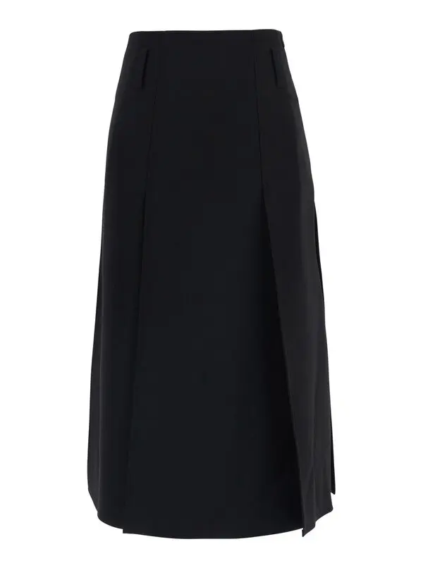 LEPLAIN Tech Fabric Skirt With Insert Design, Hidden Closure & Pockets