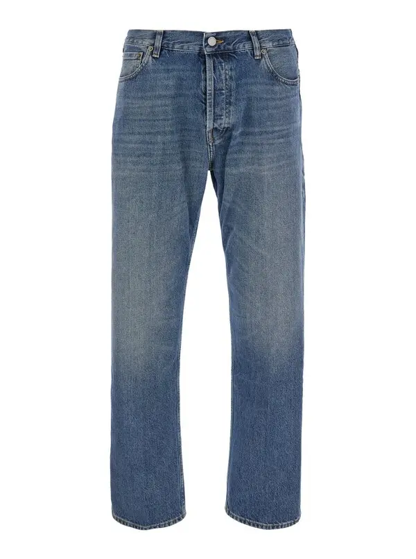 GRIFONI Regular Fit Straight-leg Jeans, " Inseam