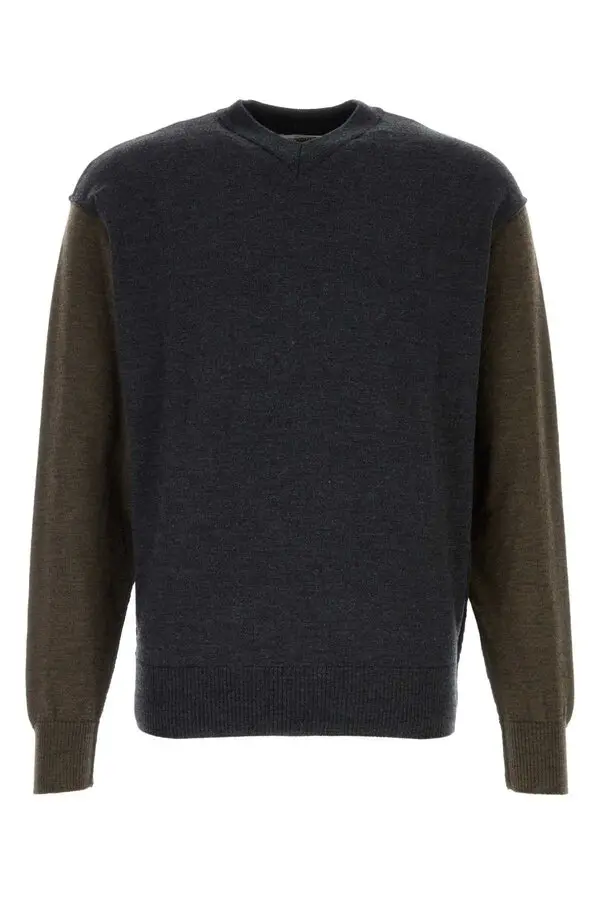 Gimaguas Two-tone Merino Wool Sweater For