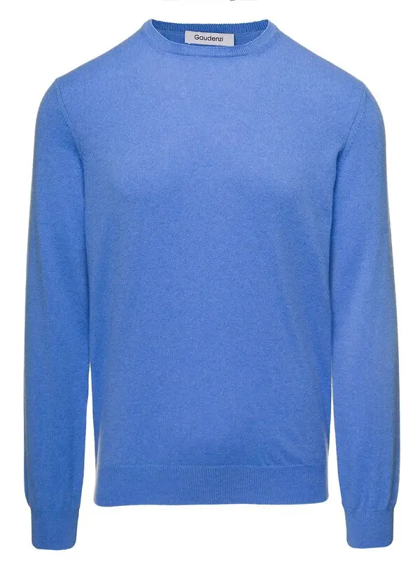 GAUDENZI Cashmere Crew Neck Sweater With Long Sleeves