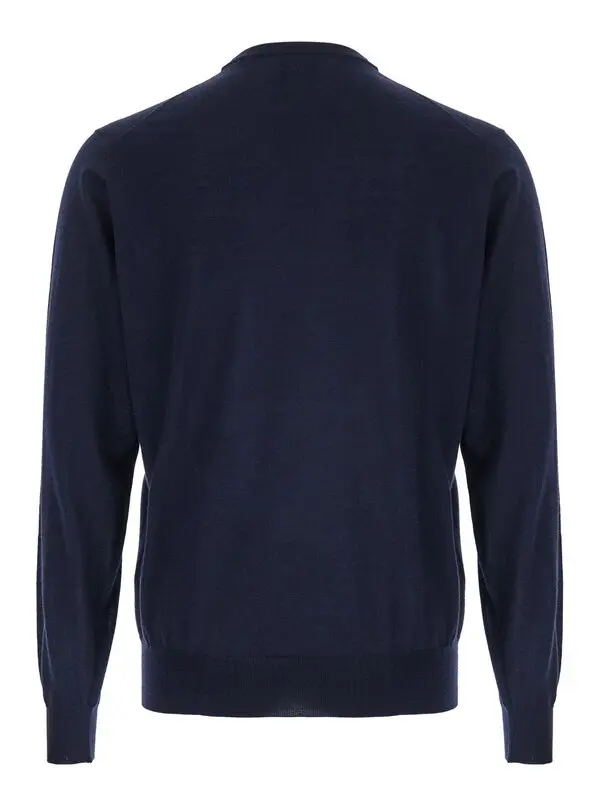 LEPLAIN Wool & Cashmere Crewneck Sweater For With Relaxed Fit