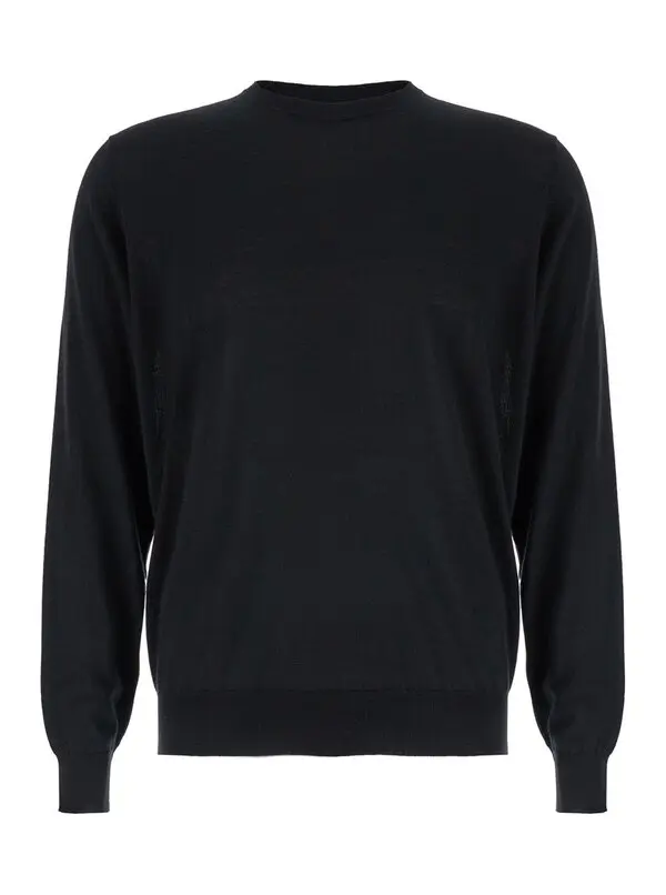 LEPLAIN Crewneck Sweater In Wool And Cashmere With Long Sleeves