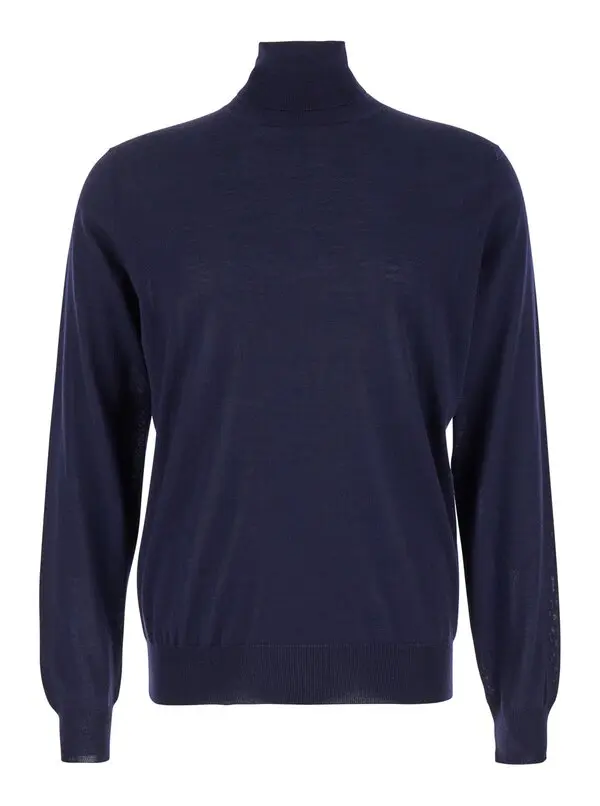 LEPLAIN 100% Merino Wool Crew Neck Sweater With Long Sleeves, Regular Fit