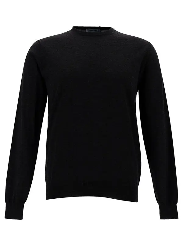 GAUDENZI Crewneck Wool Sweater With Ribbed Finishes And Regular Fit