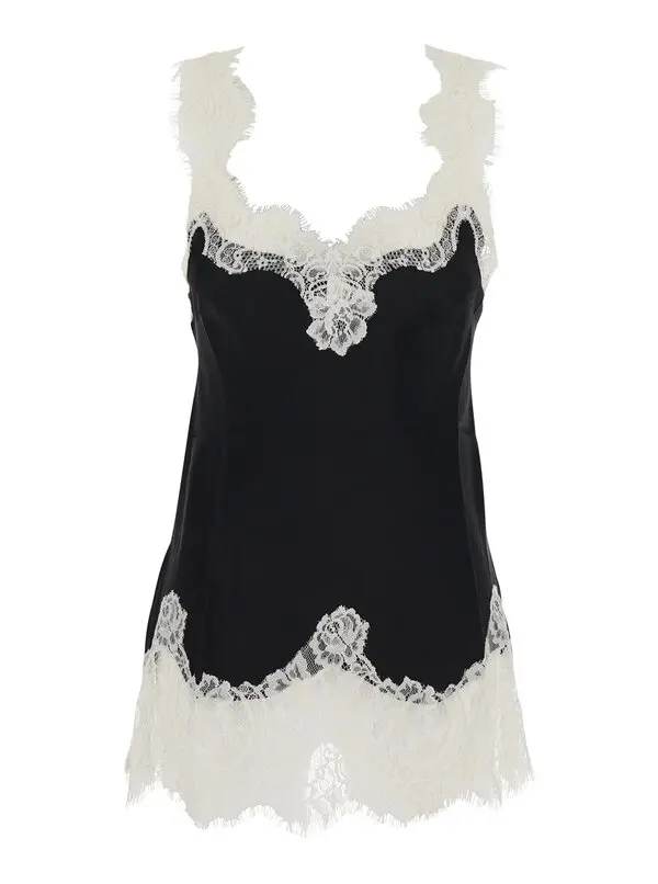 Gold Hawk Megan Bias Camie Silk V-neck Top With Thin Straps