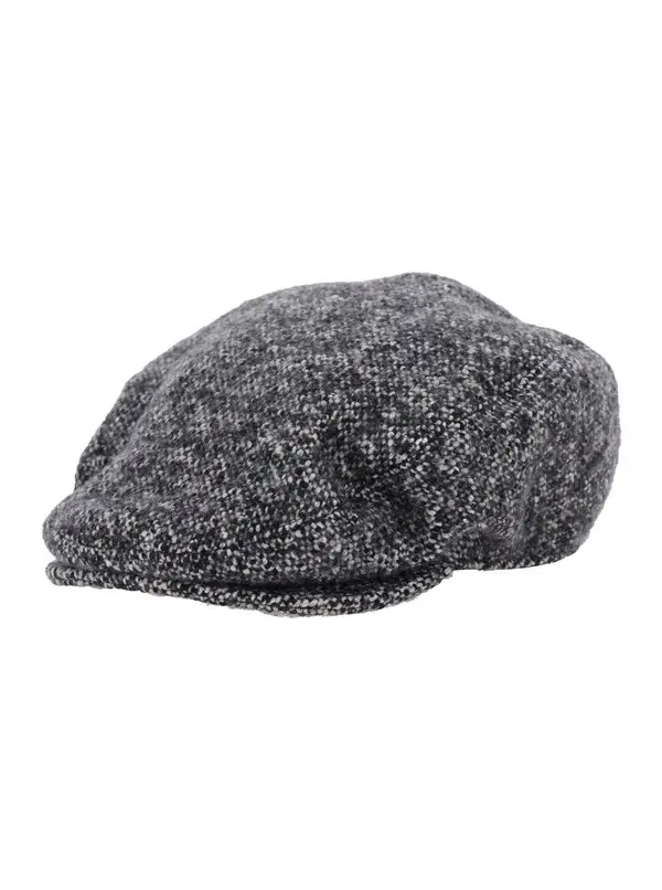 DOLCE E GABBANA Speckled Tweed Wool-blend Short Brim Hat