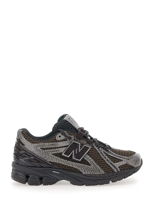 NEW BALANCE Mesh And Suede Lace-up Sneaker With Rubber Sole