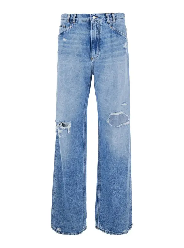 DOLCE E GABBANA Marina Dg Cotton Jeans For