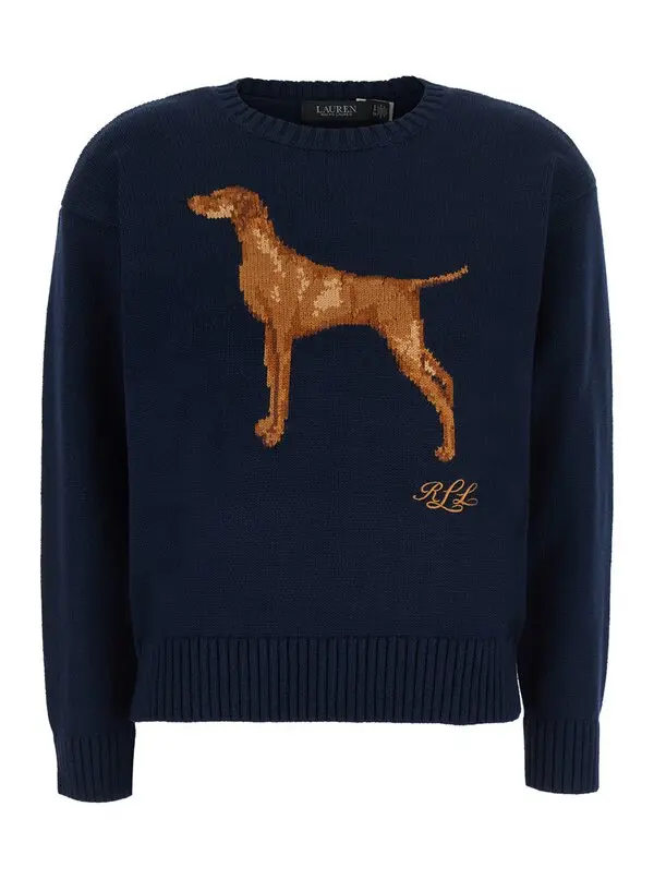 Ralph Lauren Jersey Sweater-pullover With Round Neck And Long Sleeves