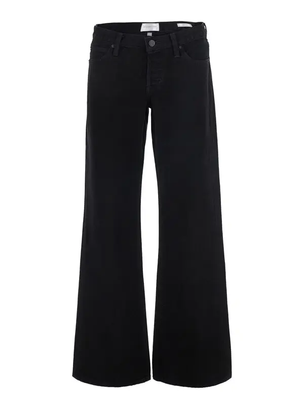 FRAME Jeans The Gray Slim High-waist Zip-closure With Regenerated Cotton