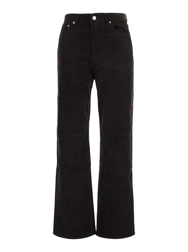 DUNST Essential Straight Corduroy Jeans With High Waist
