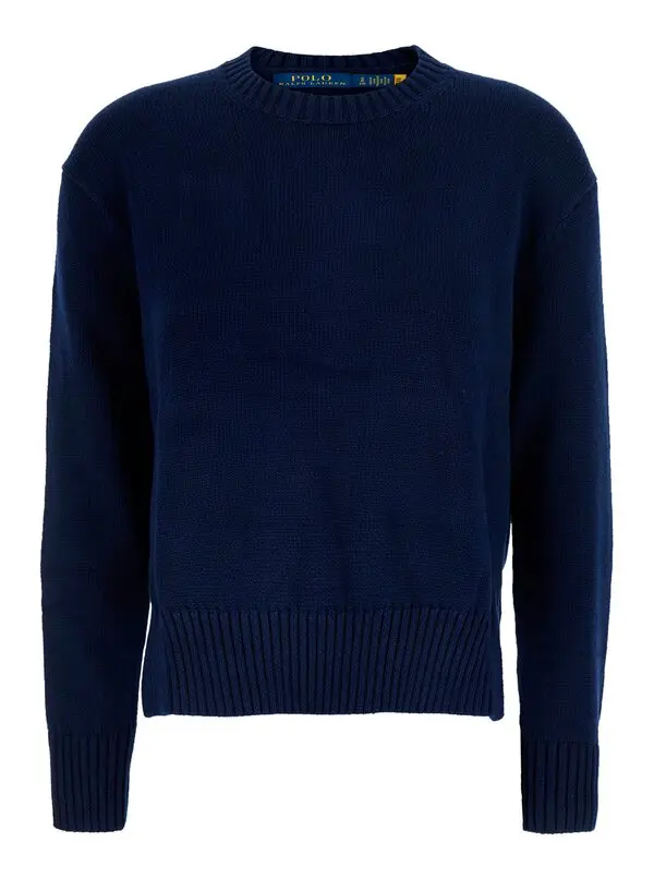 Polo Ralph Lauren Round-neck Long-sleeve Cotton Sweater